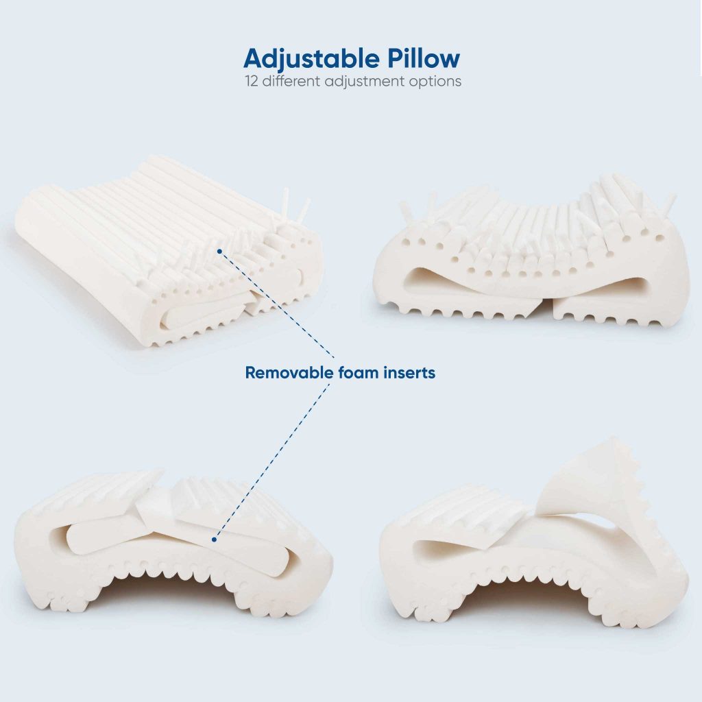 Memory Foam Pillow by Complete Sleeprrr for a better sleep