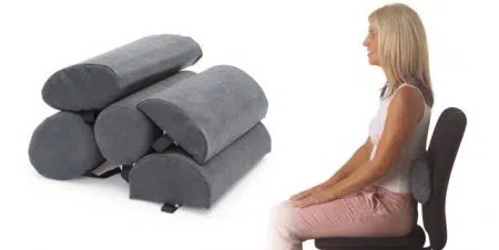 Lumbar Roll Back Support, the perfect support for office chairs